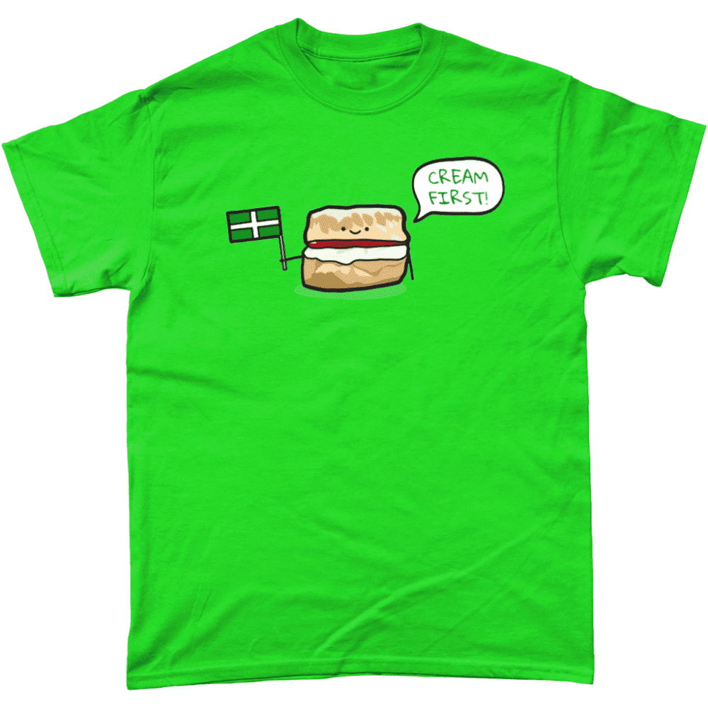 Cream First - T-Shirt - Apparel of Laughs