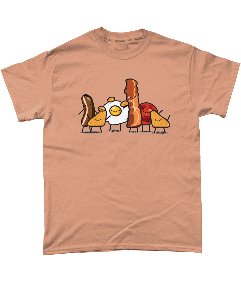 Cute Full English Breakfast - T-Shirt - Apparel of Laughs