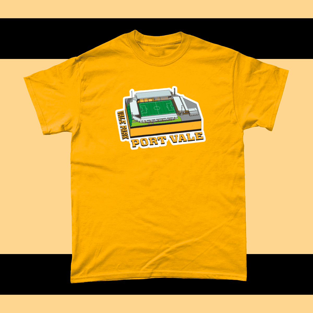 Port Vale - Vale Park – Hallowed Turf – Men’s T-Shirt - Apparel of Laughs