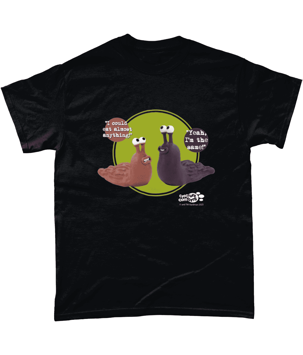 Gary and Nigel the Slugs - Creature Comforts - T-Shirt - Apparel of Laughs