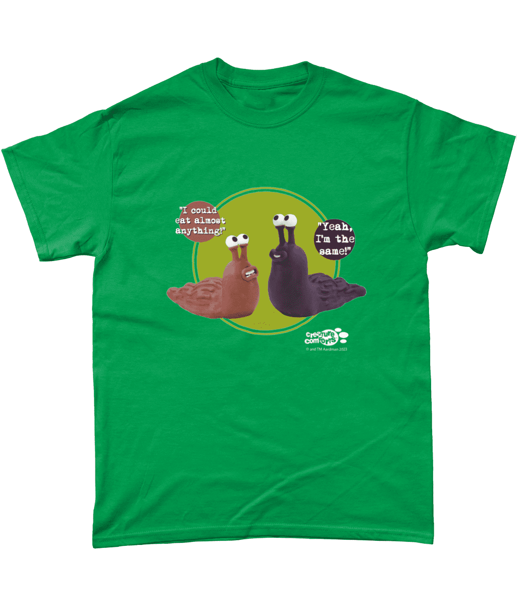 Gary and Nigel the Slugs - Creature Comforts - T-Shirt - Apparel of Laughs
