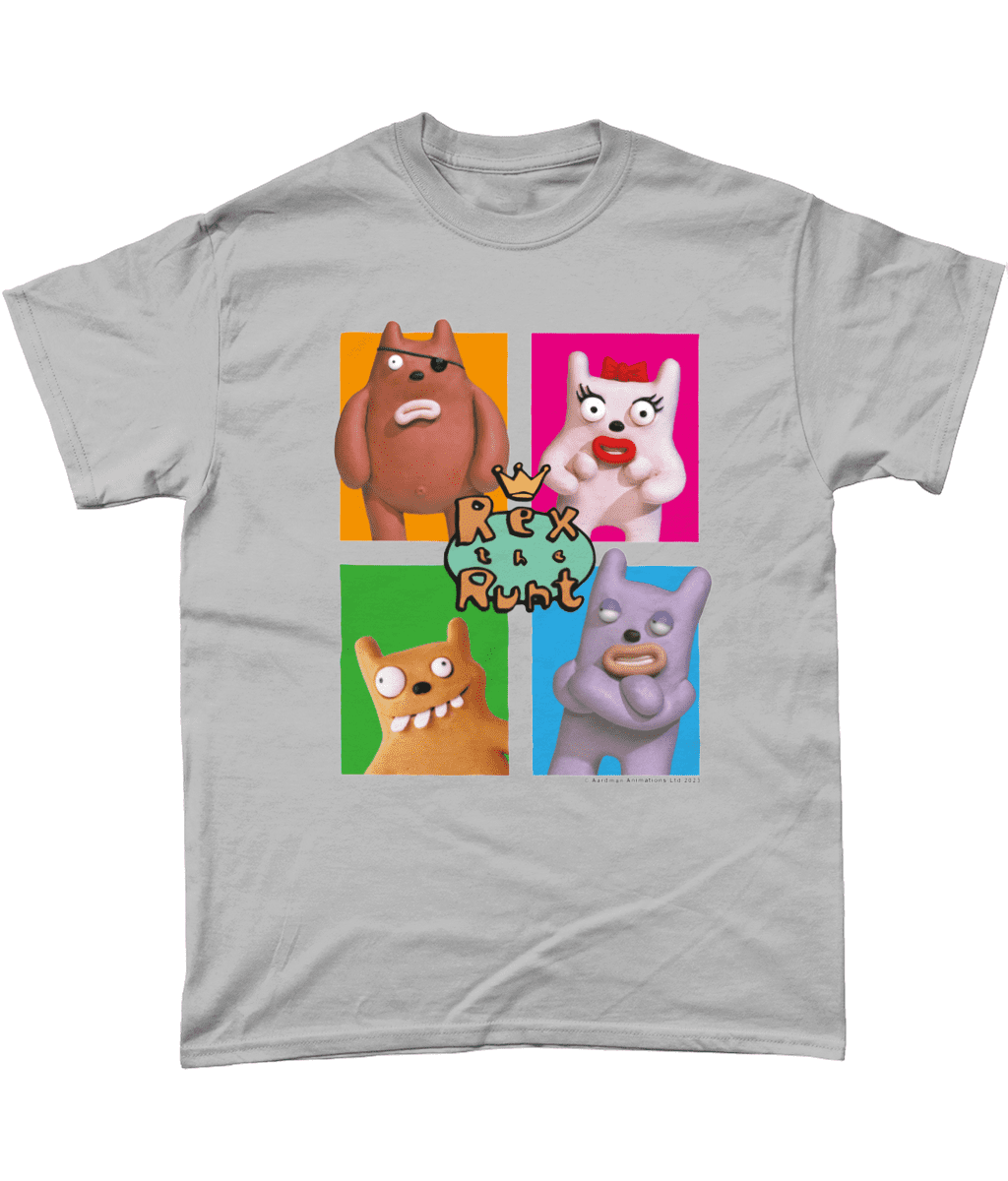 Rex The Runt - Character Squares - T-Shirt - Apparel of Laughs