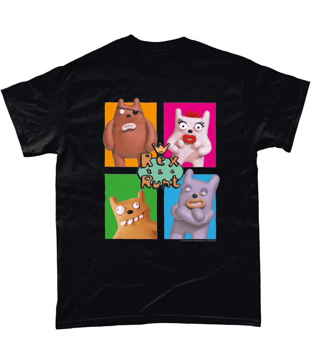 Rex The Runt - Character Squares - T-Shirt - Apparel of Laughs