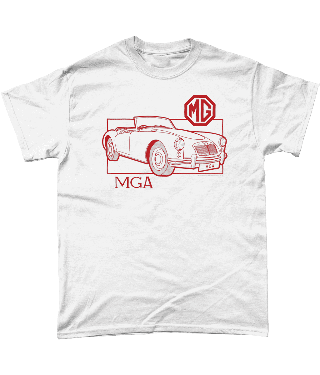MG MGA - British Motoring Heritage - T-Shirt - Apparel of Laughs